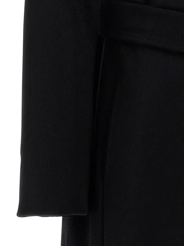 Max Mara B Collag' Wool Coat - Black