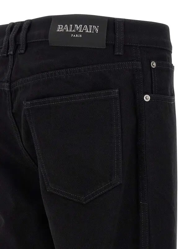 Balmain Regular Fit Denim Jeans