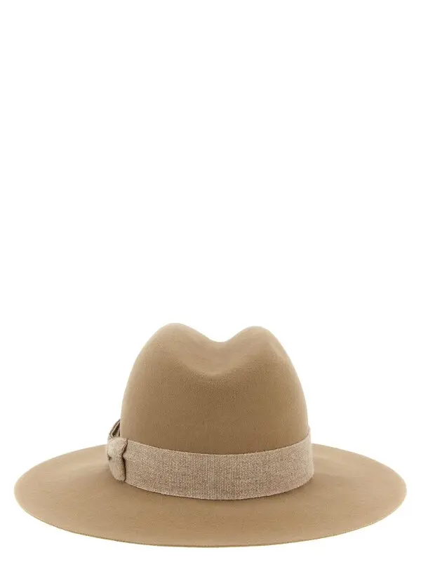 MAISON MICHEL Zango' Hat - Beige