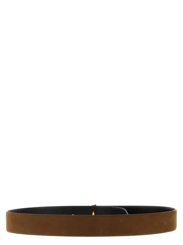 TOM FORD Reversible Belt With 't' Logo Buckle