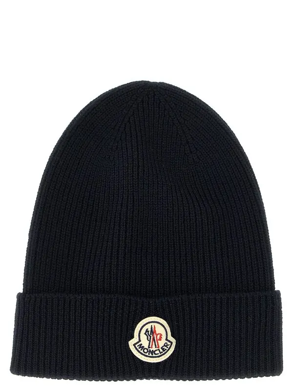Moncler Wool Beanie - Blue