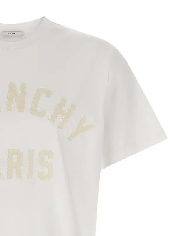 Givenchy Logo T Shirt - White