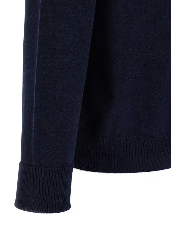 BALLANTYNE Argyle Pattern Cashmere Sweater