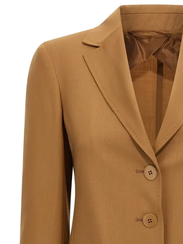 Max Mara Single-breasted Blazer - Brown