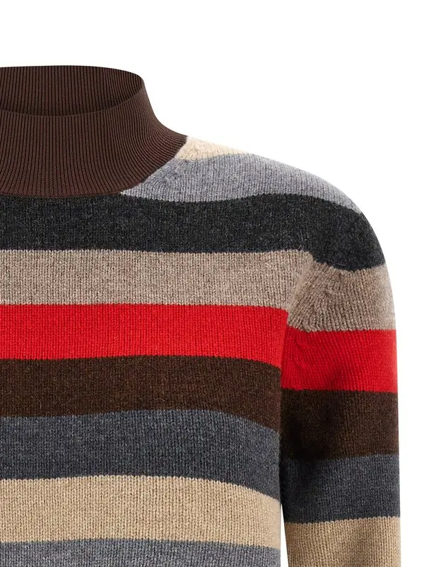 Tory Burch Striped Wool Sweater
