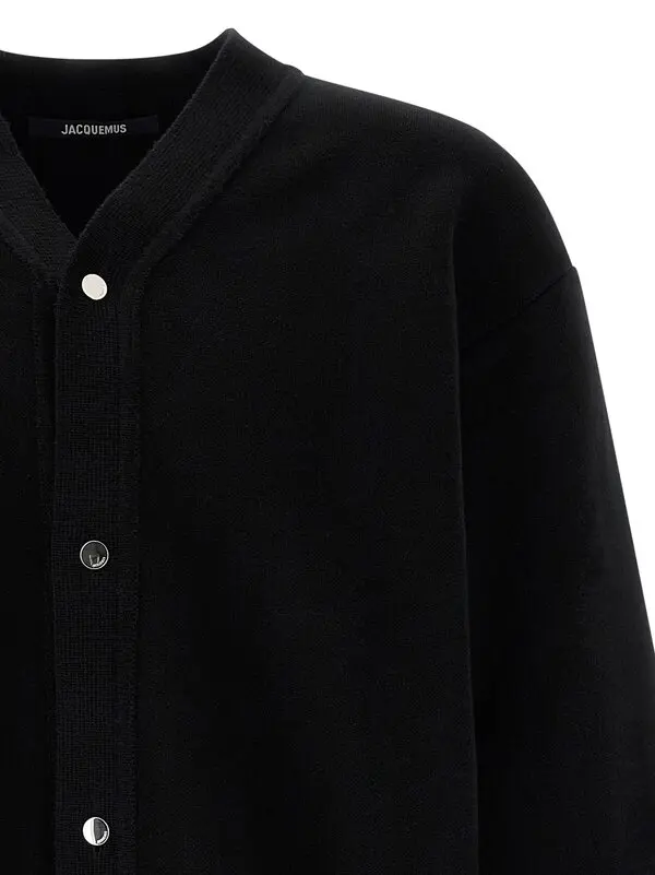 Jacquemus Le Cardigan Doppio - Black