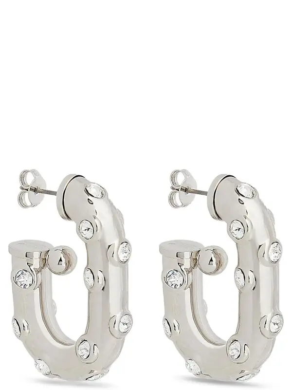 Rabanne Xl Link Earrings - Silver