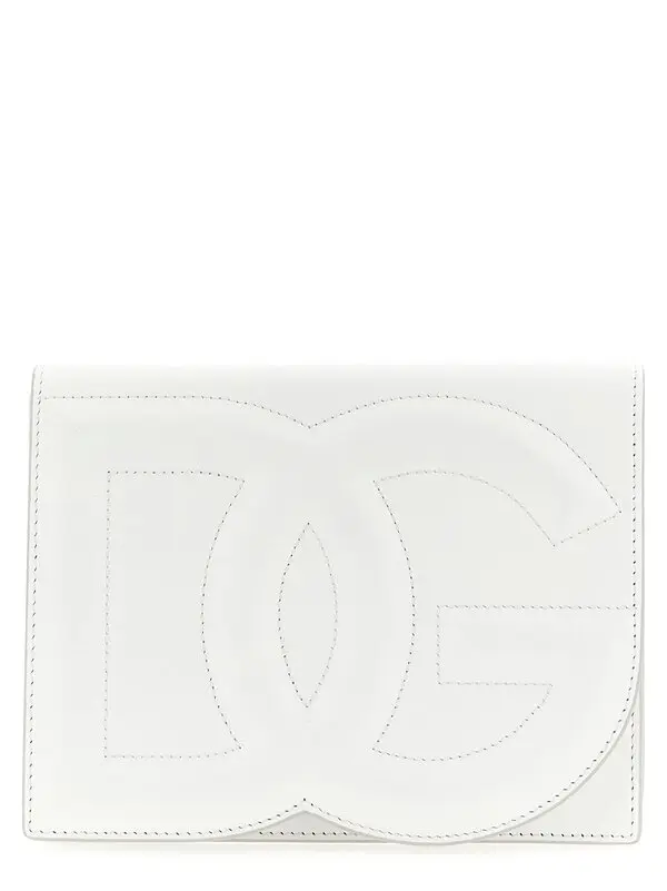 Dolce & Gabbana Logo Crossbody Bag - White