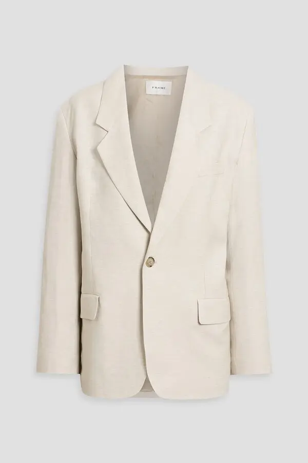 FRAME The Grandfather Canvas Blazer