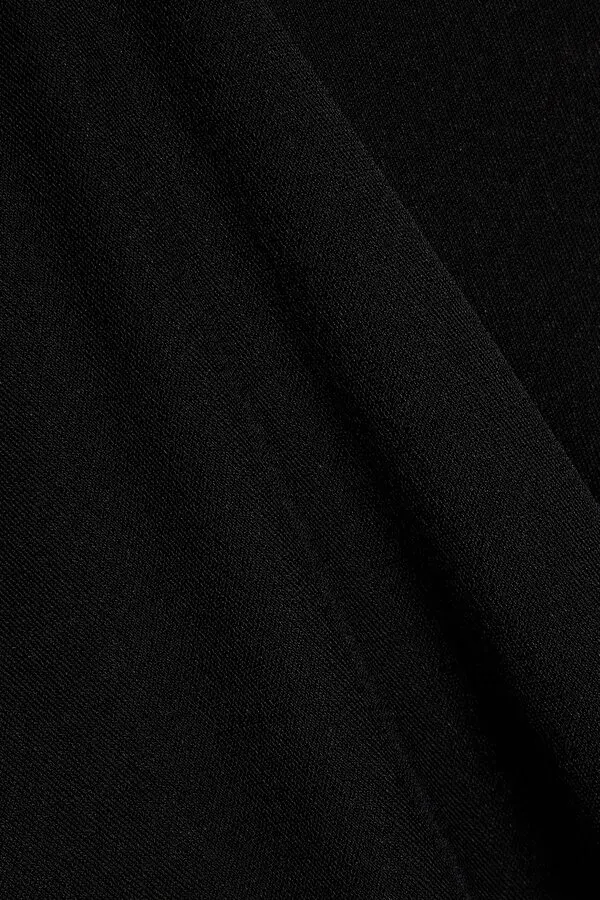 FRAME Drape Jersey Midi Dress
