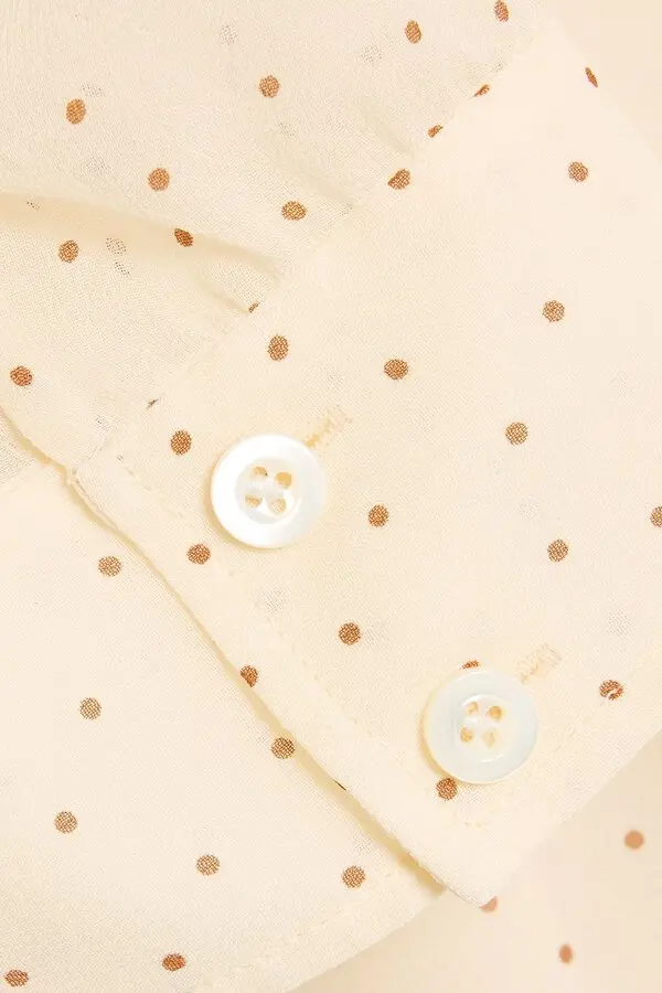 FRAME The Gillian Polka-dot Top