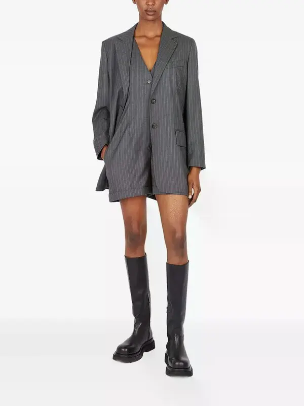 Max Mara Single-breasted Pinstripe Blazer