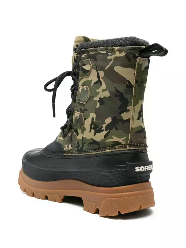 Sorel Caribou Lace-up Boots - Green