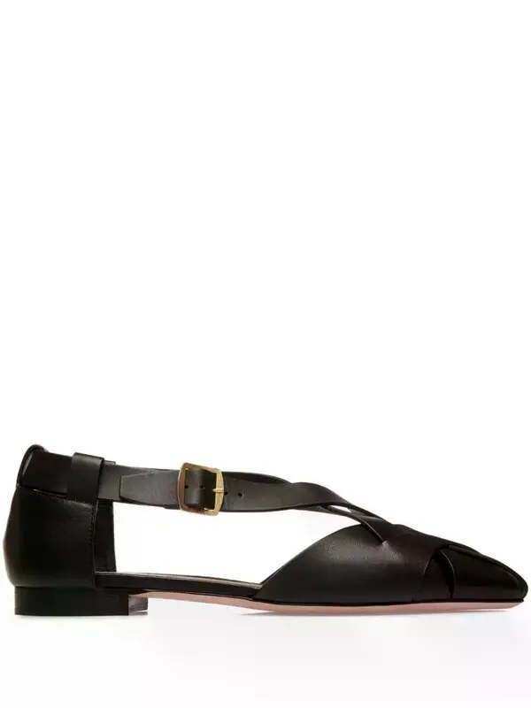 Bally Sylt Braided Flat Pumps - Black