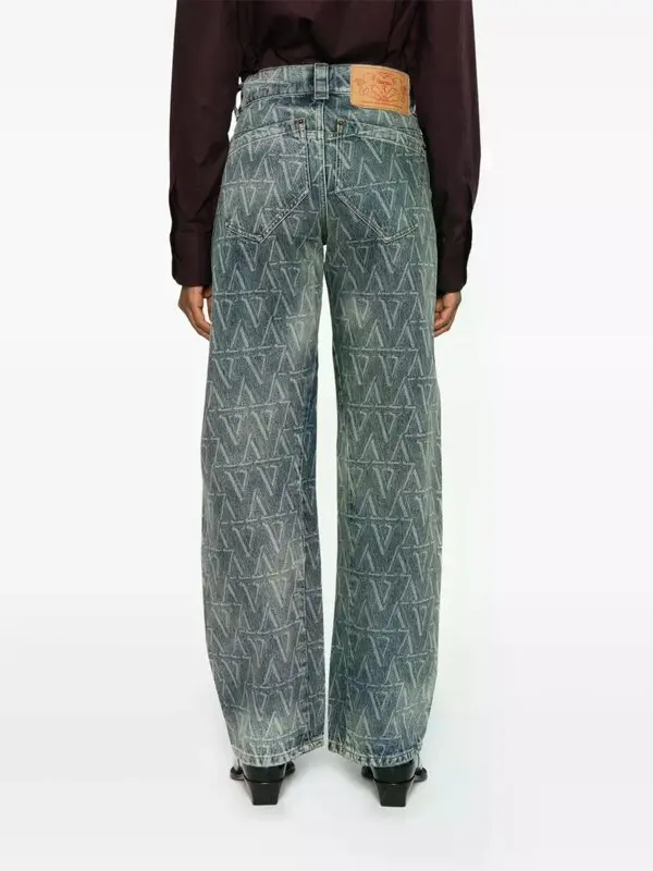 Vaquera Monogram Print Jeans