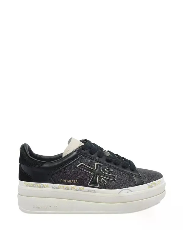 Premiata Glitter-detail Platform Sneakers