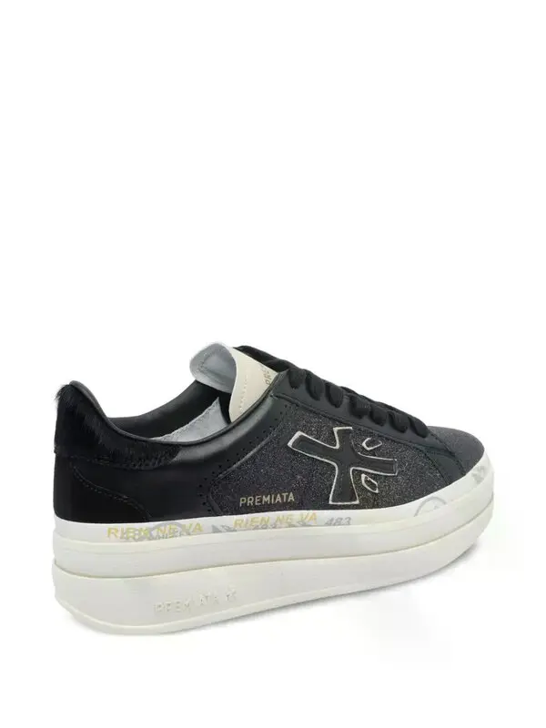 Premiata Glitter-detail Platform Sneakers