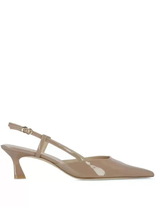 STUART WEITZMAN 50mm Vinnie Slingback Pumps - Neutrals