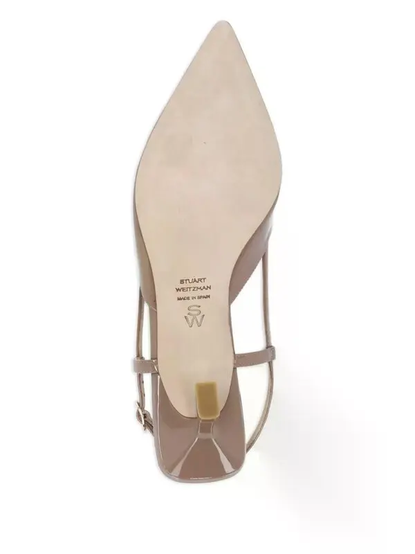 STUART WEITZMAN 50mm Vinnie Slingback Pumps - Neutrals