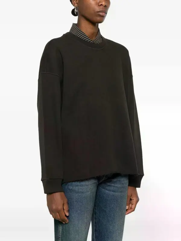 6397 Raw-edge Cotton Sweatshirt