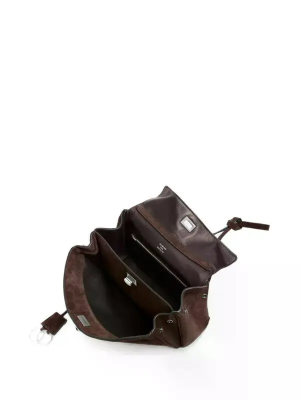 Balenciaga Small Rodeo Suede Top-handle Bag - Brown