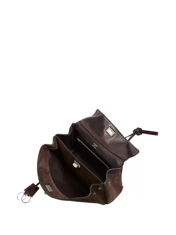 Balenciaga Small Rodeo Suede Top-handle Bag - Brown