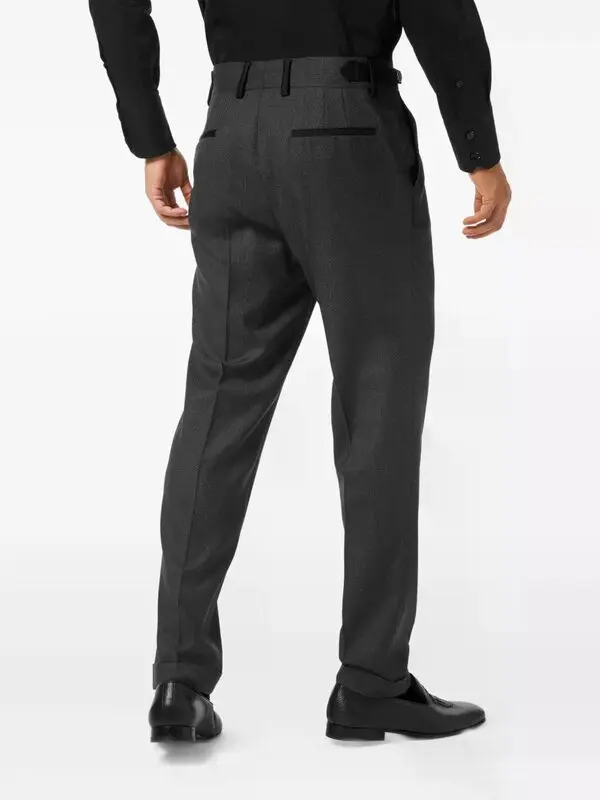BILLIONAIRE Pleated Belt-insert Trousers