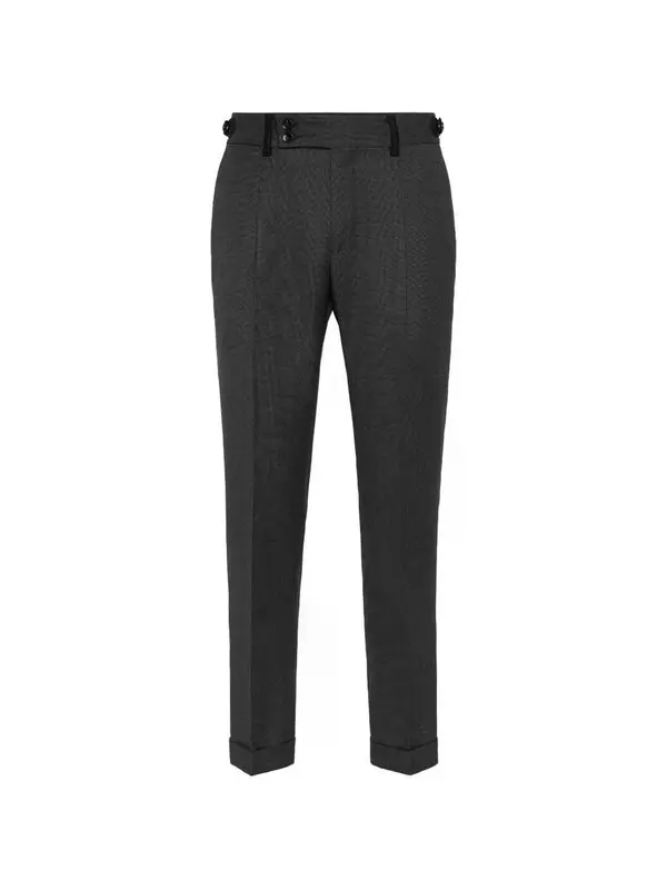 BILLIONAIRE Pleated Belt-insert Trousers