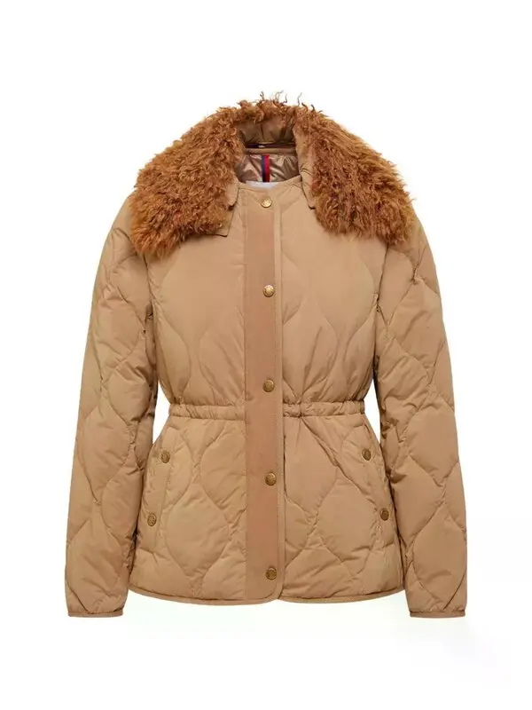 Moncler Quilted Jacket - Neutrals