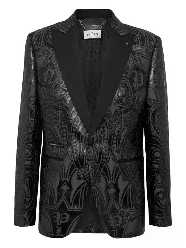 Philipp Plein Gothic Plein-jacquard Blazer
