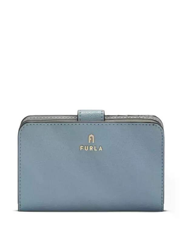 Furla Camelia Leather Flap Wallet - Blue