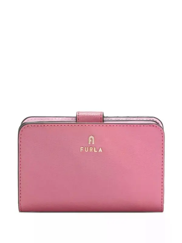 Furla Medium Camelia Leather Flap Wallet - Pink