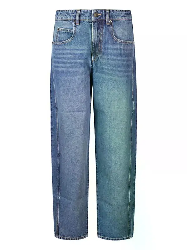 Isabel Marant Oriane Seam-detail Straight Leg Jeans