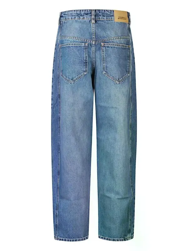 Isabel Marant Oriane Seam-detail Straight Leg Jeans