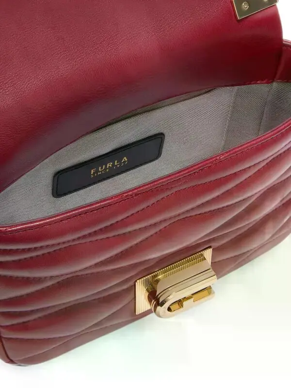 Furla Small Quilted Chain-strap Cross Body Bag - Red