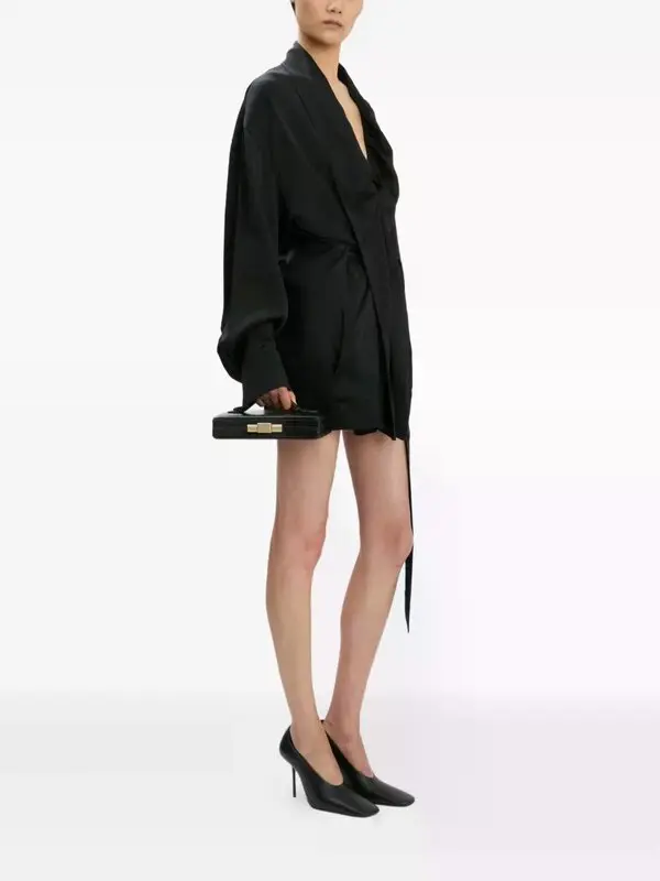 Victoria Beckham Wrap-design Mini Dress