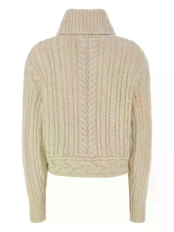 MARANT ETOILE Cable-knit Turtleneck Jumper