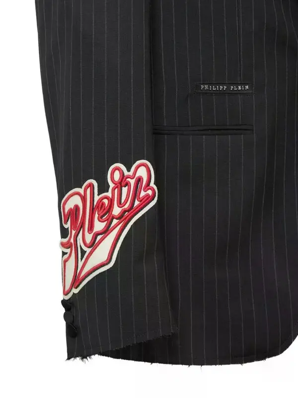 Philipp Plein Eagle-appliqué Blazer
