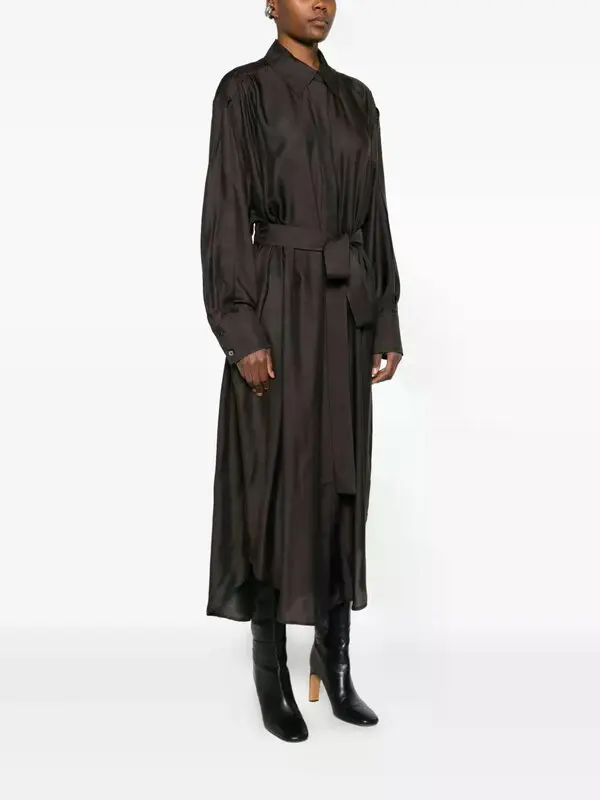 FRENKEN Belted Shirt Dress