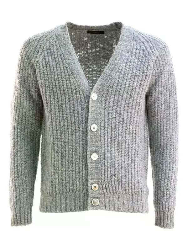 ZANONE Ribbed V-neck Cardigan