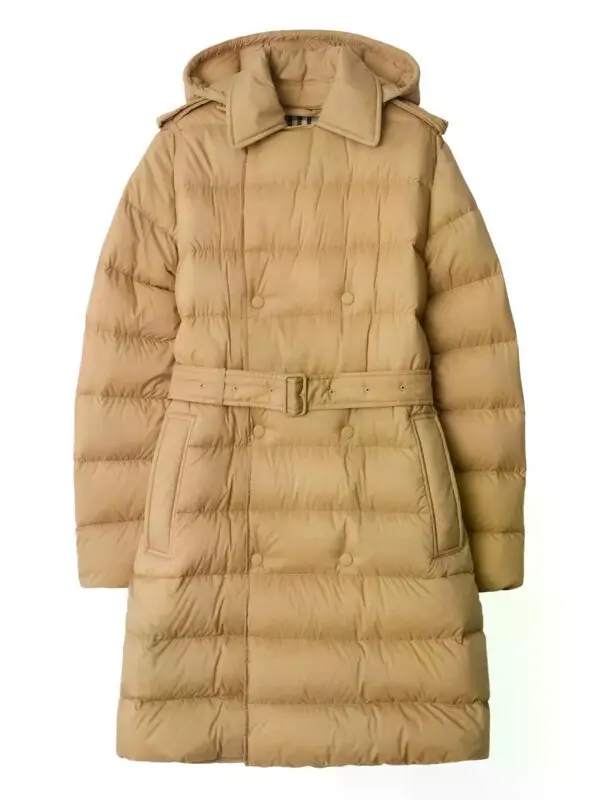Burberry Double-breasted Belted Puffer Coat