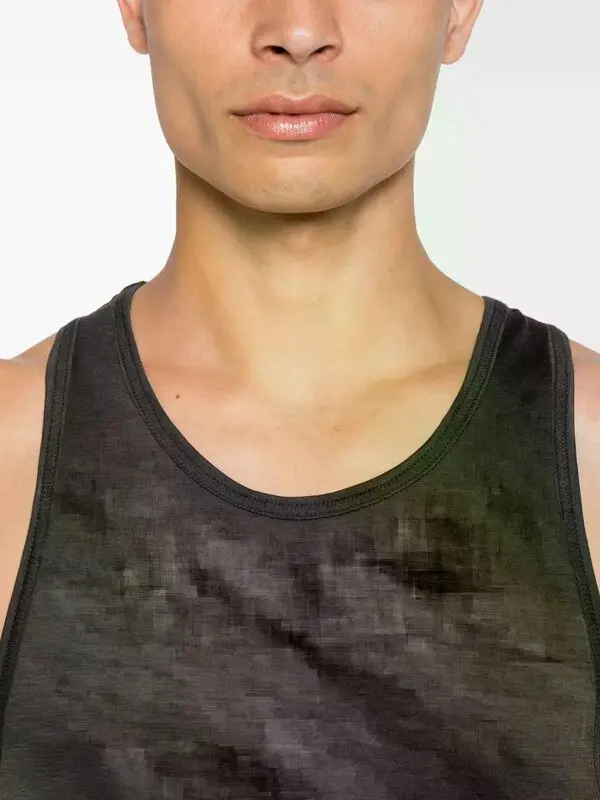 Nanushka Racer-back Wool Tank Top