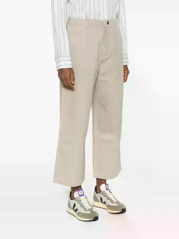 6397 Pleated Cropped Trousers