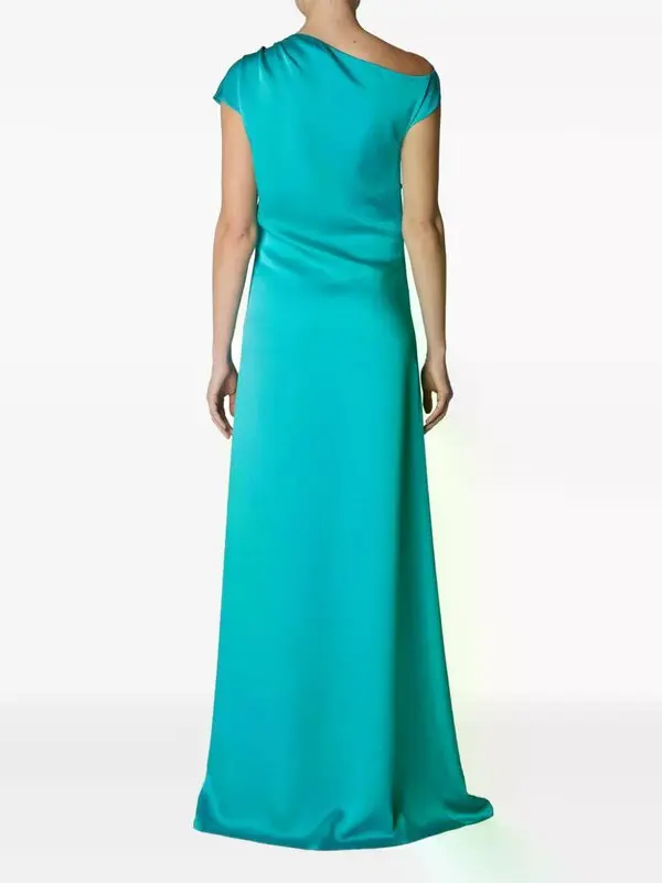 DEL CORE Off-shoulder Draped Gown