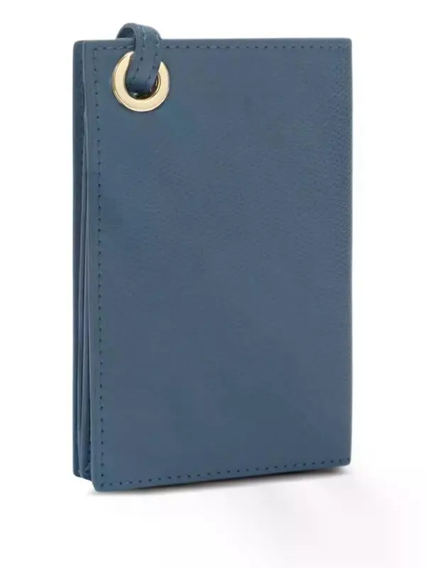 Furla Laura Leather Strap Card Holder - Blue