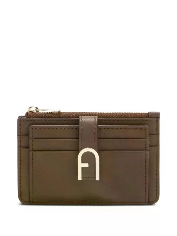 Furla Zip-fastening Card Holder - Brown