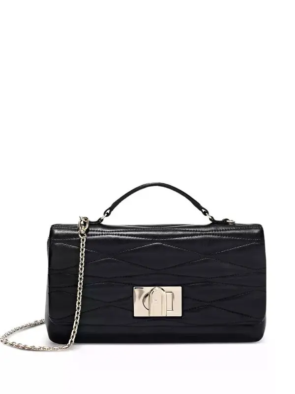 Furla 1927 Quilted Mini Bag - Black