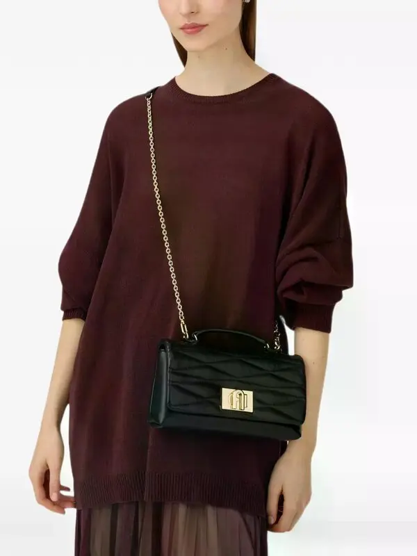 Furla 1927 Quilted Mini Bag - Black
