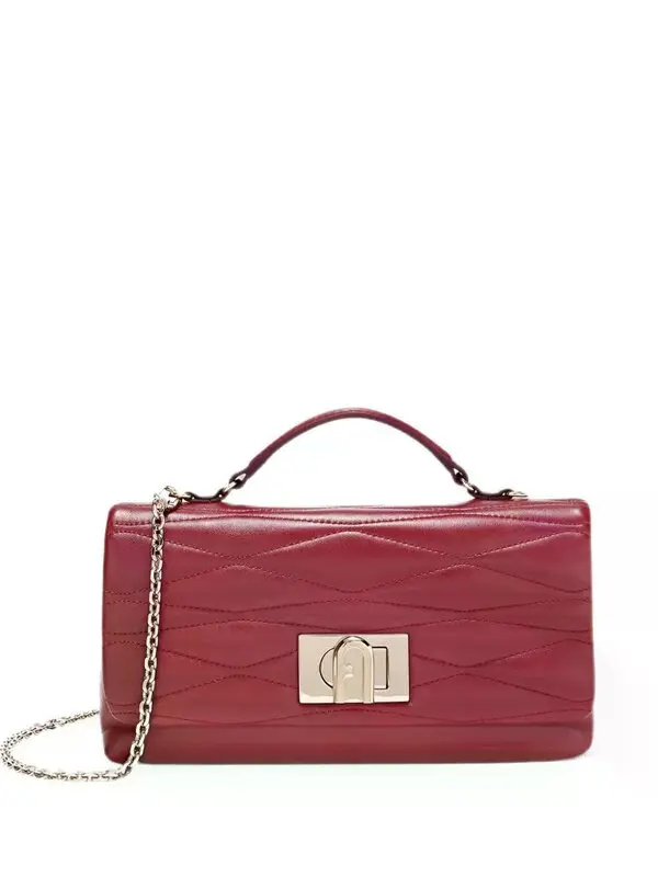 Furla 1927 Quilted Chain Mini Bag - Red