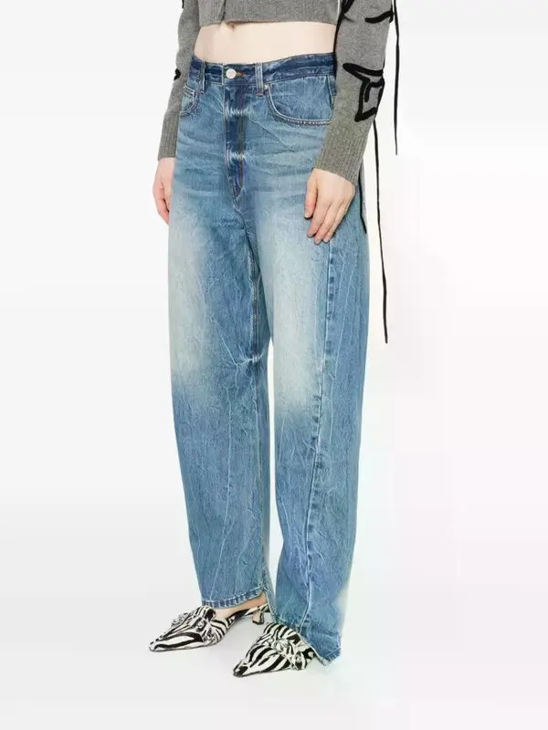 YCH High-low Hem Jeans